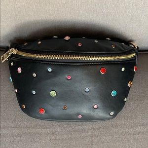 Steve Madden | Accessories | Steve Madden Rhinestone Sparkle Fanny Pac ...